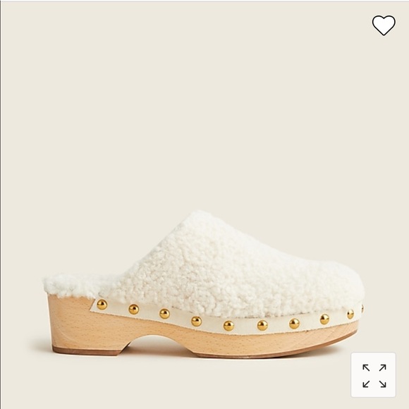 J. Crew | Shoes | Jcrew Sherpa Clogs | Poshmark